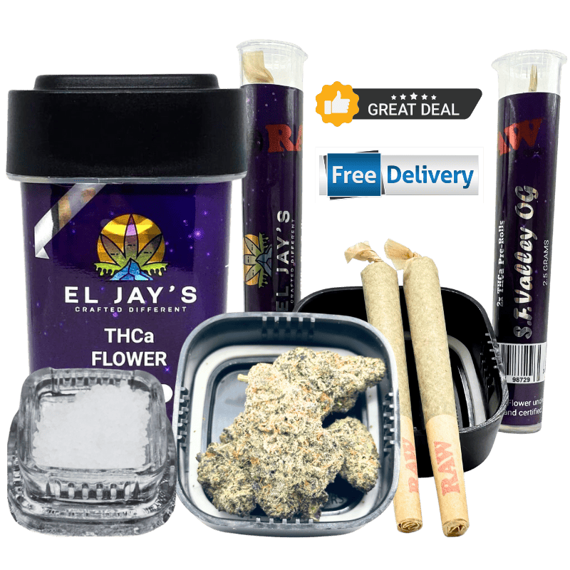 Puff Kits | El Jay's | Smoke & Vape Bundle | THCa